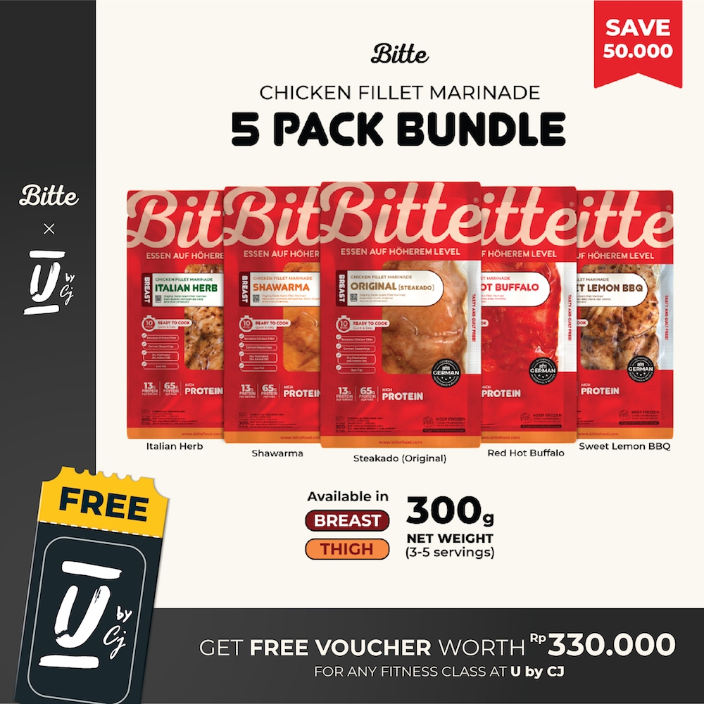 Jual Bitte Food 5 PACK BUNDLE Chicken Fillet Marinade / Ayam Filet ...