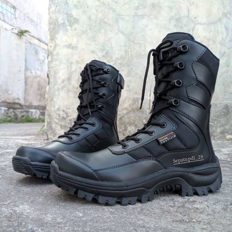 Jual SEPATU PDL TNI POLRI SECURITY SATPOLPP Tactical Safety Ujung Besi ...