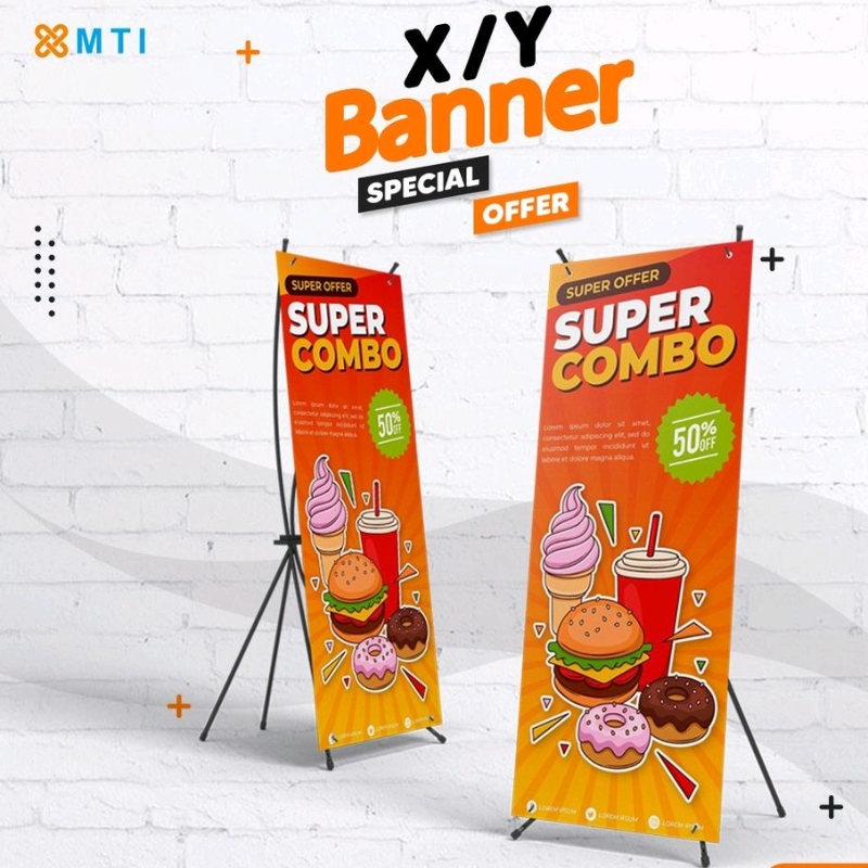 Jual X Banner 60x160cm / CETAK X Banner ( 1 SET ) | Shopee Indonesia