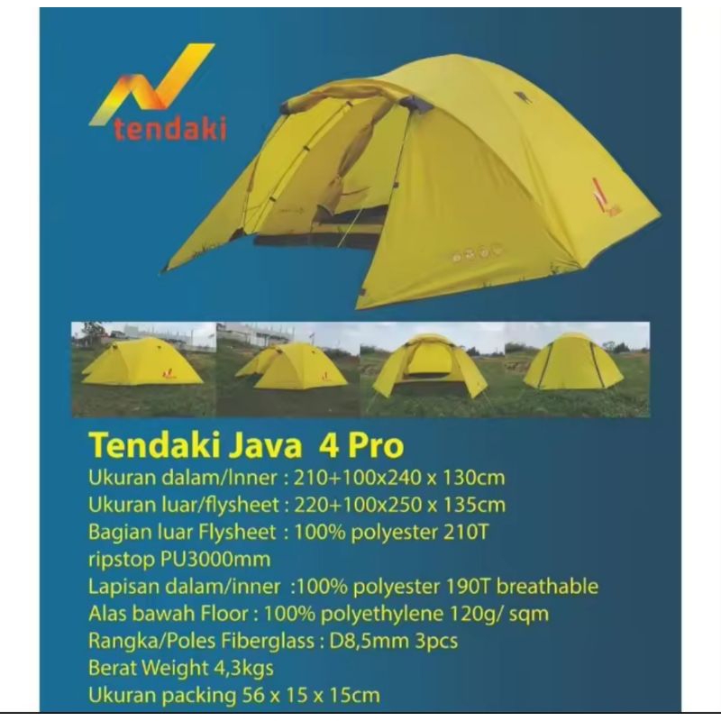 Jual Tenda Outdoor Java 4 Pro | Shopee Indonesia