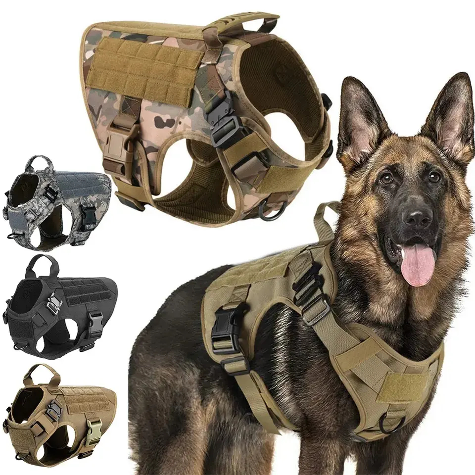 Jual K9 Military Tactical Vest Dog Harness Rompi Militer Anjing Besar ...