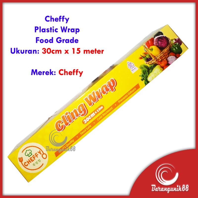 Jual Cheffy Plastic Wrap Plastik Wraping Pembungkus Sayur atau Buah ...