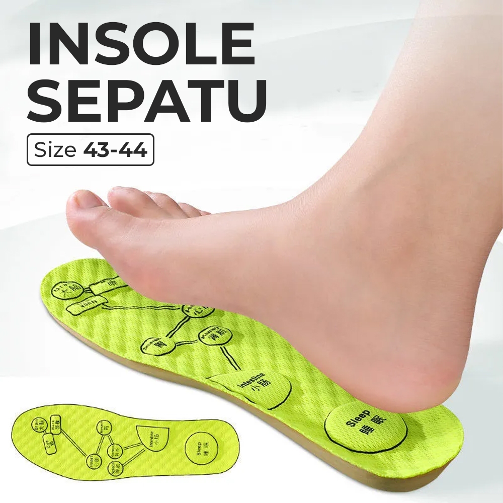 Jual BOOST Insole Sepatu Alas Kaki Orthopedic Breathable 43-44 - SX001 - Green | Shopee Indonesia