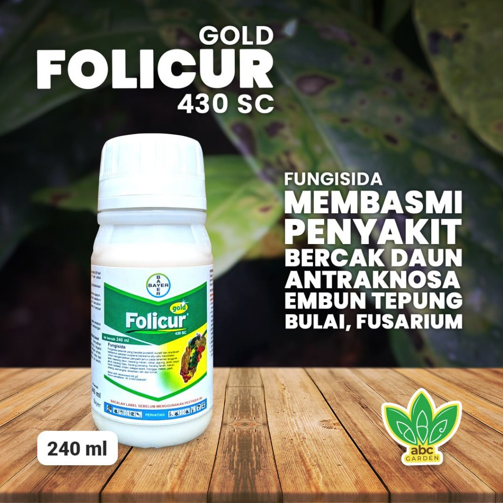 Jual [240ml] Folicur Gold 430SC - Fungisida Untuk Mengatasi Bercak Daun ...
