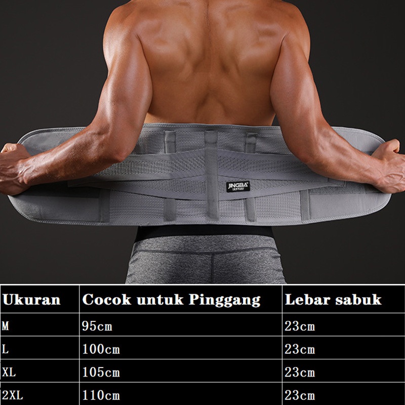 Jual Jingba Korset Support Penopang Tulang Belakang Pria Wanita Korset ...