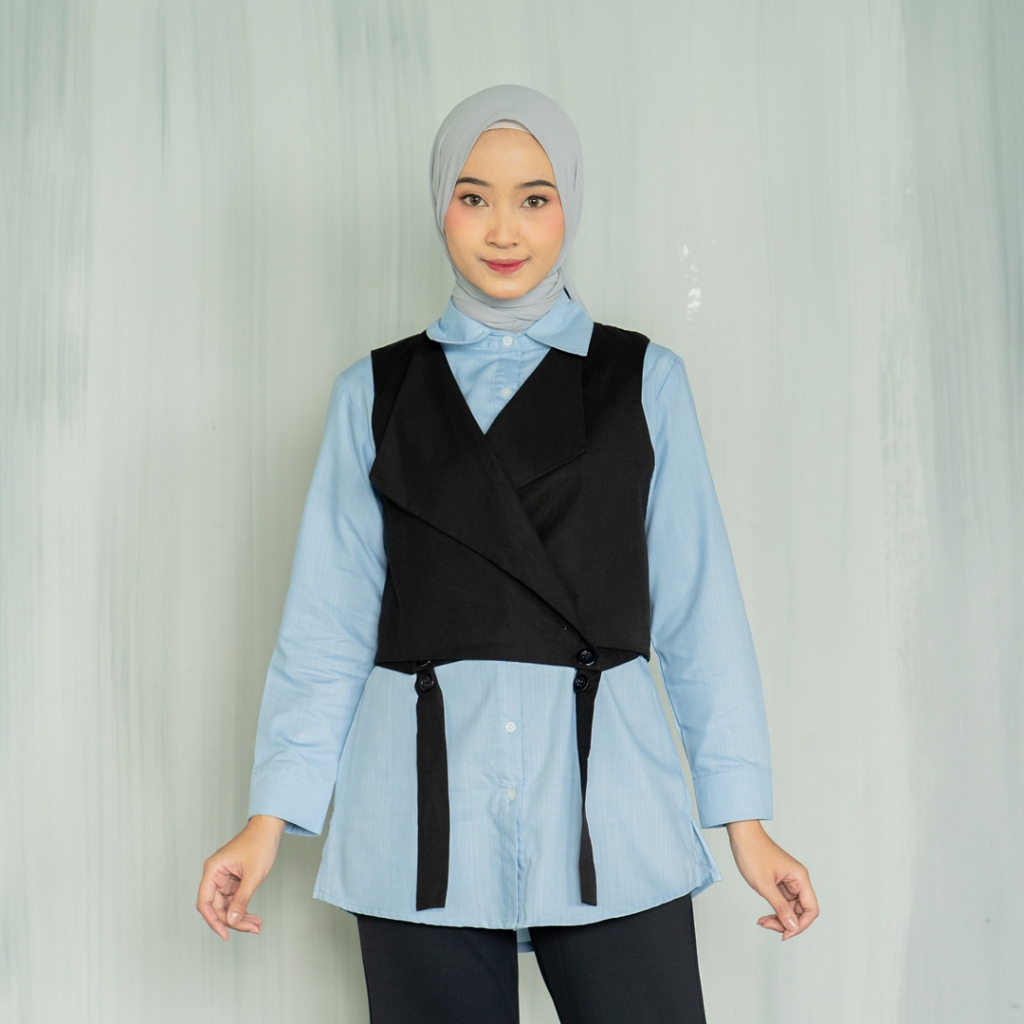 Jual TUNIQUE | HAZEL 3.0 | Elga Atasan Blouse Wanita Kekinian Terbaru ...