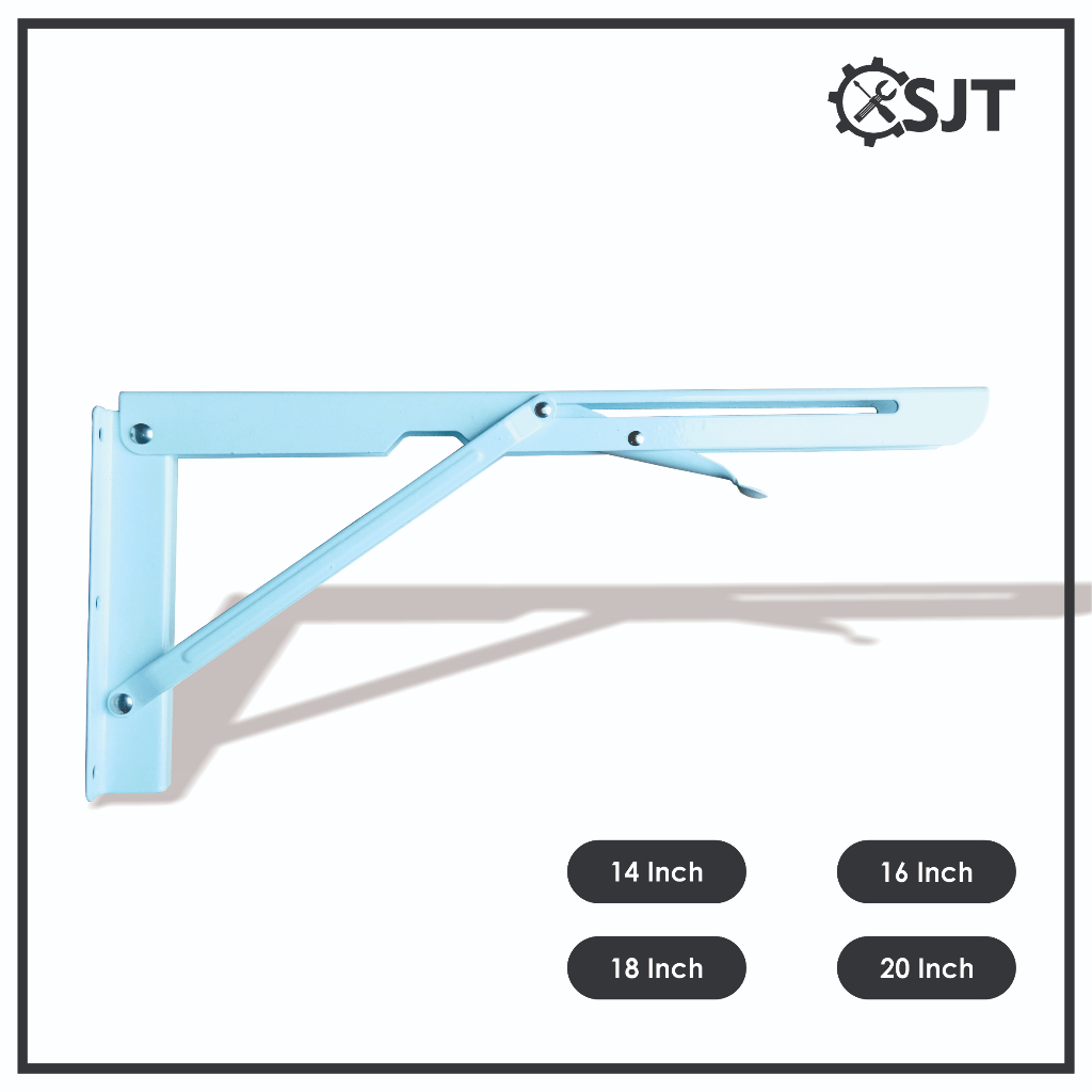 Jual Bracket Siku Rak Lipat 14" 16" 18" 20" CAB / Engsel Meja Lipat ...