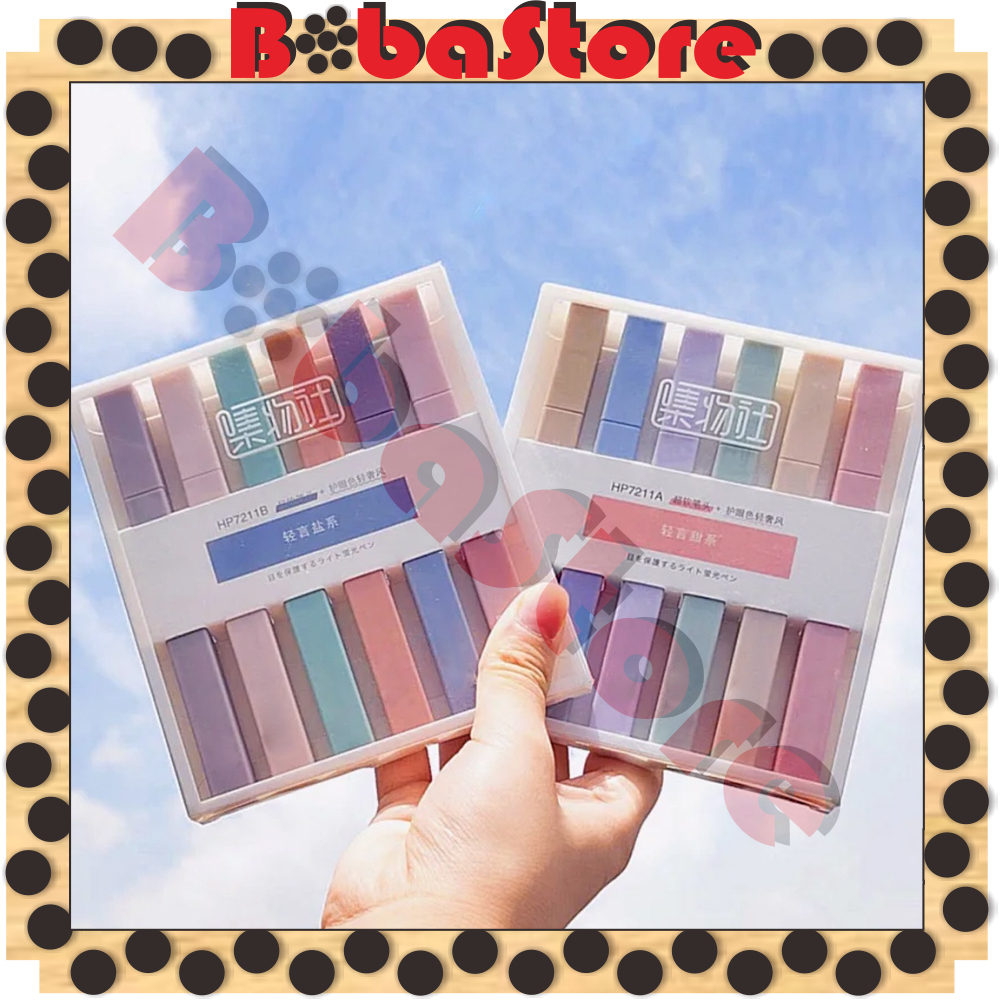 Jual ⭐Bobastore⭐Higlighter Fancy Highlight Warna Pastel Highlighter Set ...