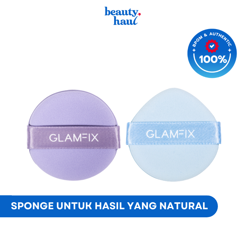 Jual GLAMFIX Flawless Aircushion Puff | Shopee Indonesia