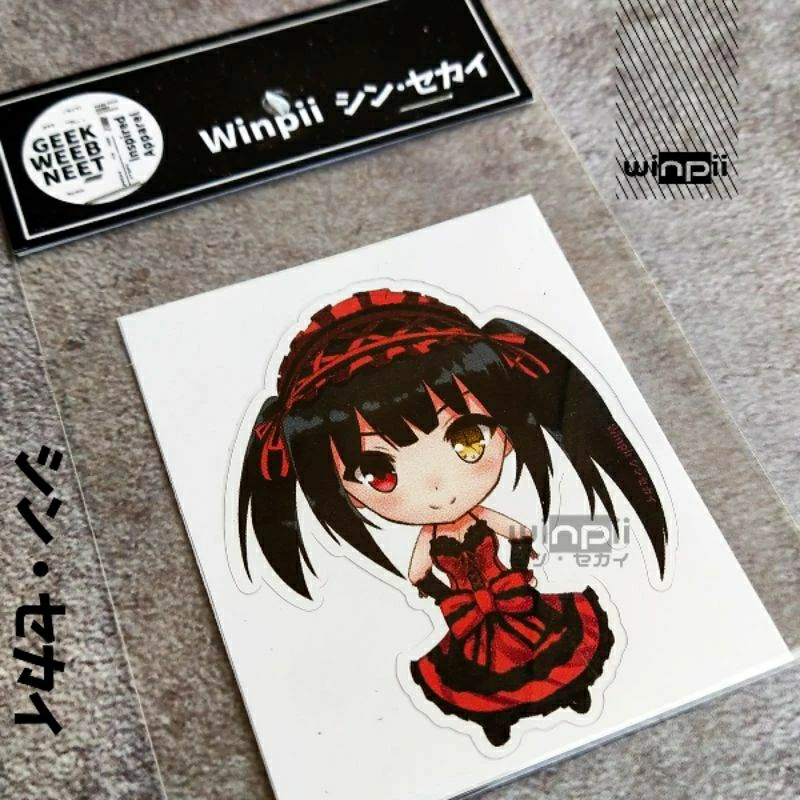 Jual Sticker / Stiker Kurumi Tokisaki Anime Date A Live | Shopee Indonesia