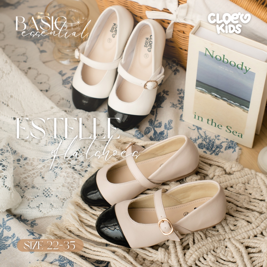Jual CLOEVKIDS - READY STOCK Estelle Size 22-35 Flatshoes Sepatu ...
