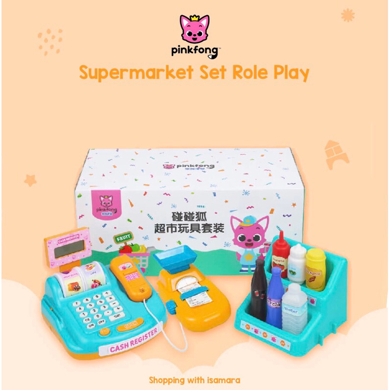 Jual Pinkfong Supermarket Set Role Play / Mainan Kasir | Shopee Indonesia