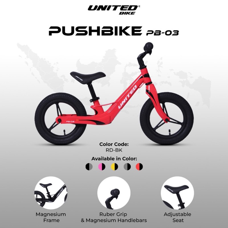 Jual Sepeda Pushbike Balance Bike United Picabo | Shopee Indonesia