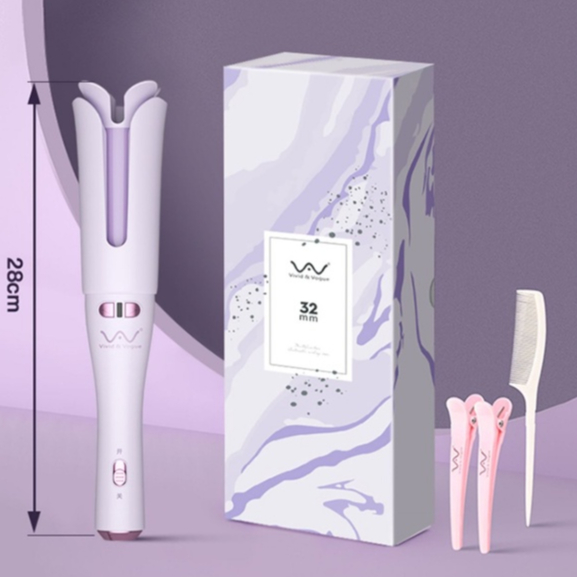 Jual VIVID VOGUE 32mm Catokan Curly Otomatis Tahan Lama Iron Ion Negatif Hair Curler | Shopee ...