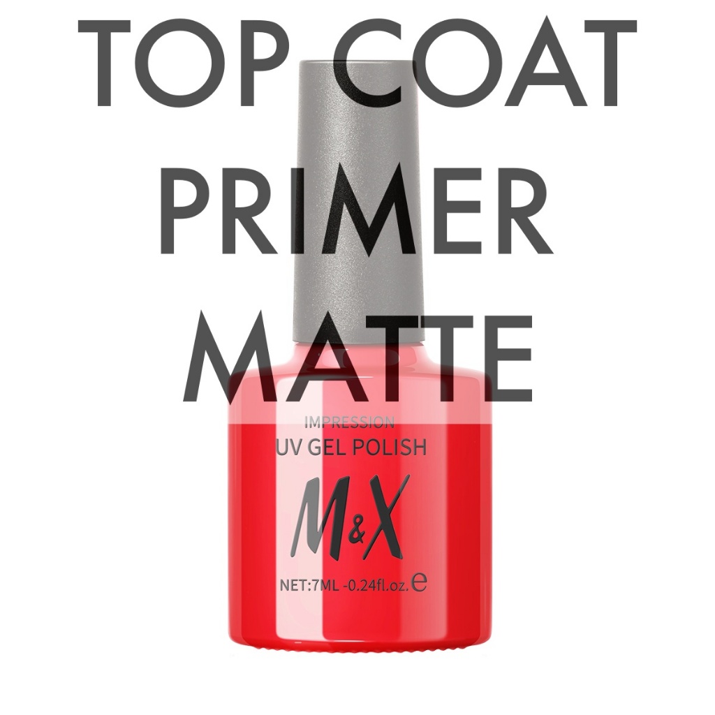 Jual M&X TOP COAT BASE COAT PRIMER MATTE Nail care manicure pedicure ...