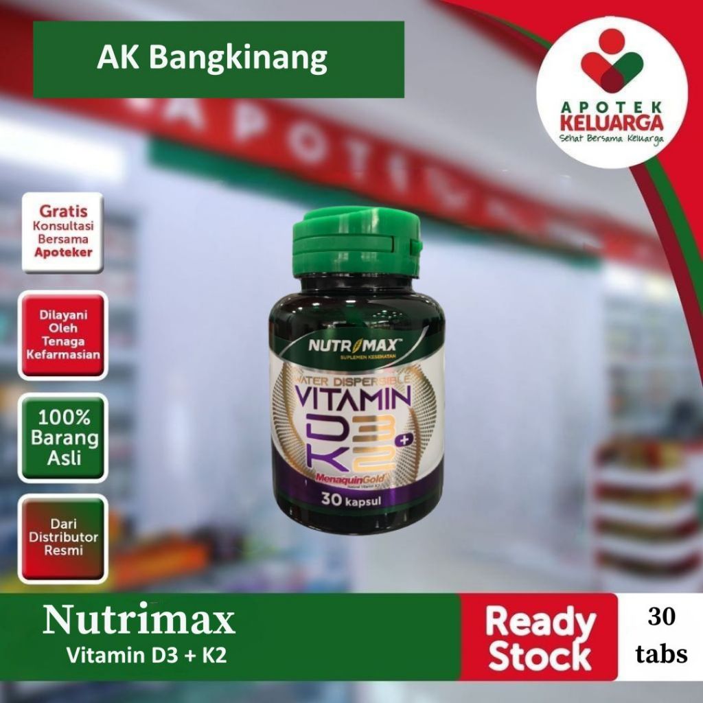Jual NTX VITAMIN D3+K2 CAP (30) #VITAMINTULANG | Shopee Indonesia