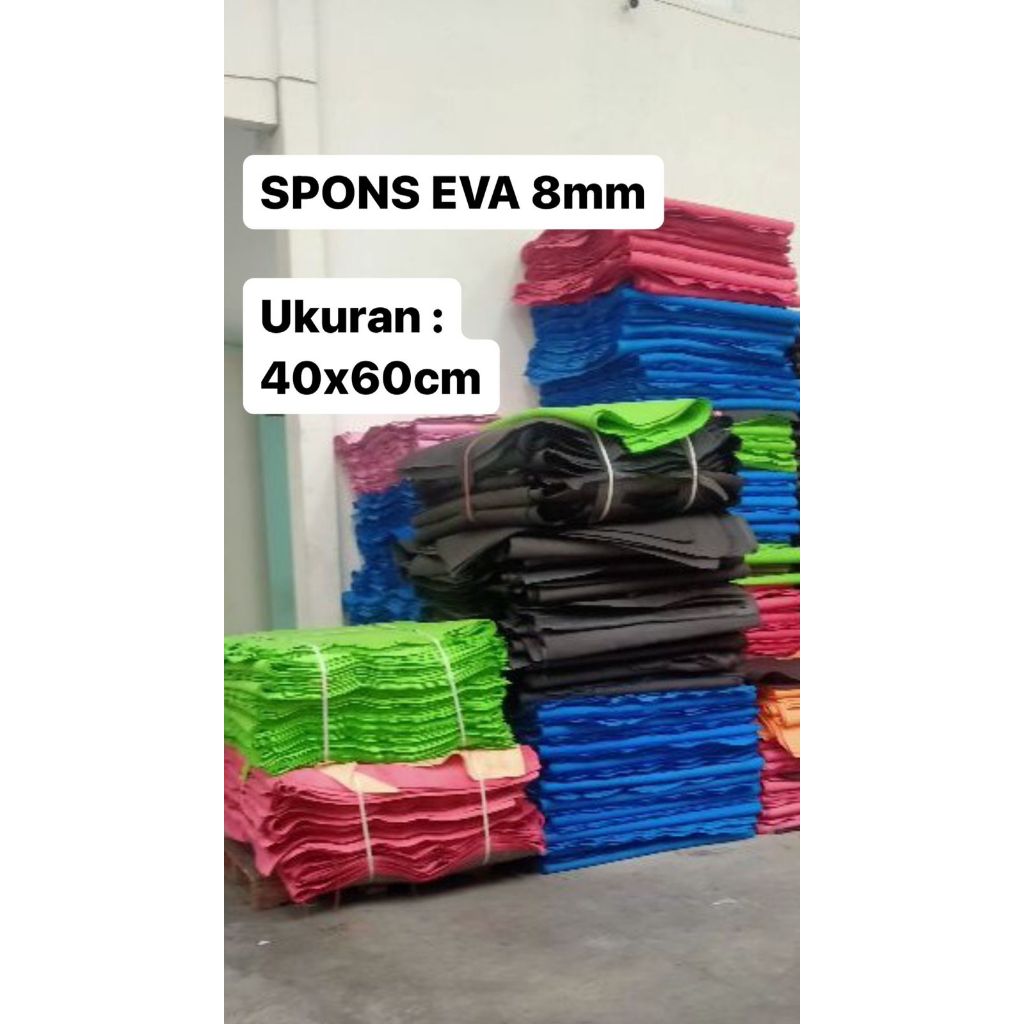 Jual spons eva EVA Foam / Spon Ati 8mm spons eva 8mm media kreasi ...