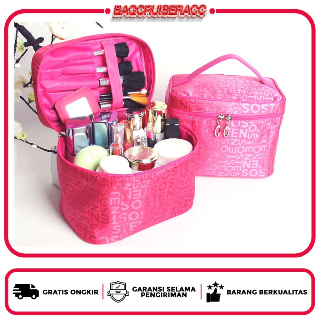 Jual Tas Kosmetik Multifungsi - Pouch Make Up Multi Pouch Travel Import Murah 1051-2 /91067 ...
