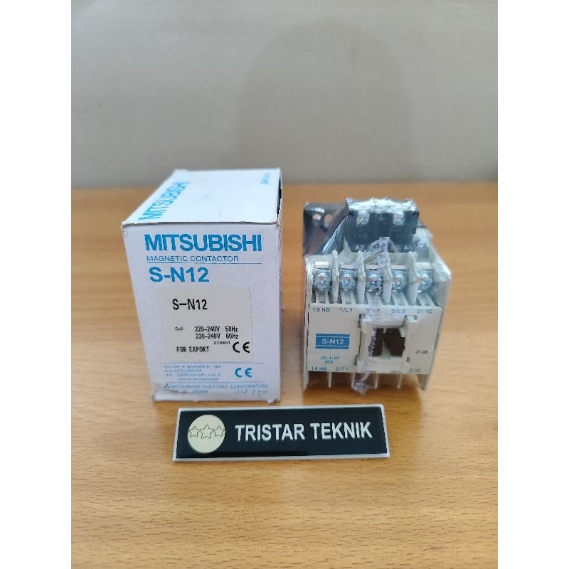 Jual MITSUBISHI CONTACTOR SN 12 Kontaktor s-n12 sn12 SN-12 | Shopee Indonesia