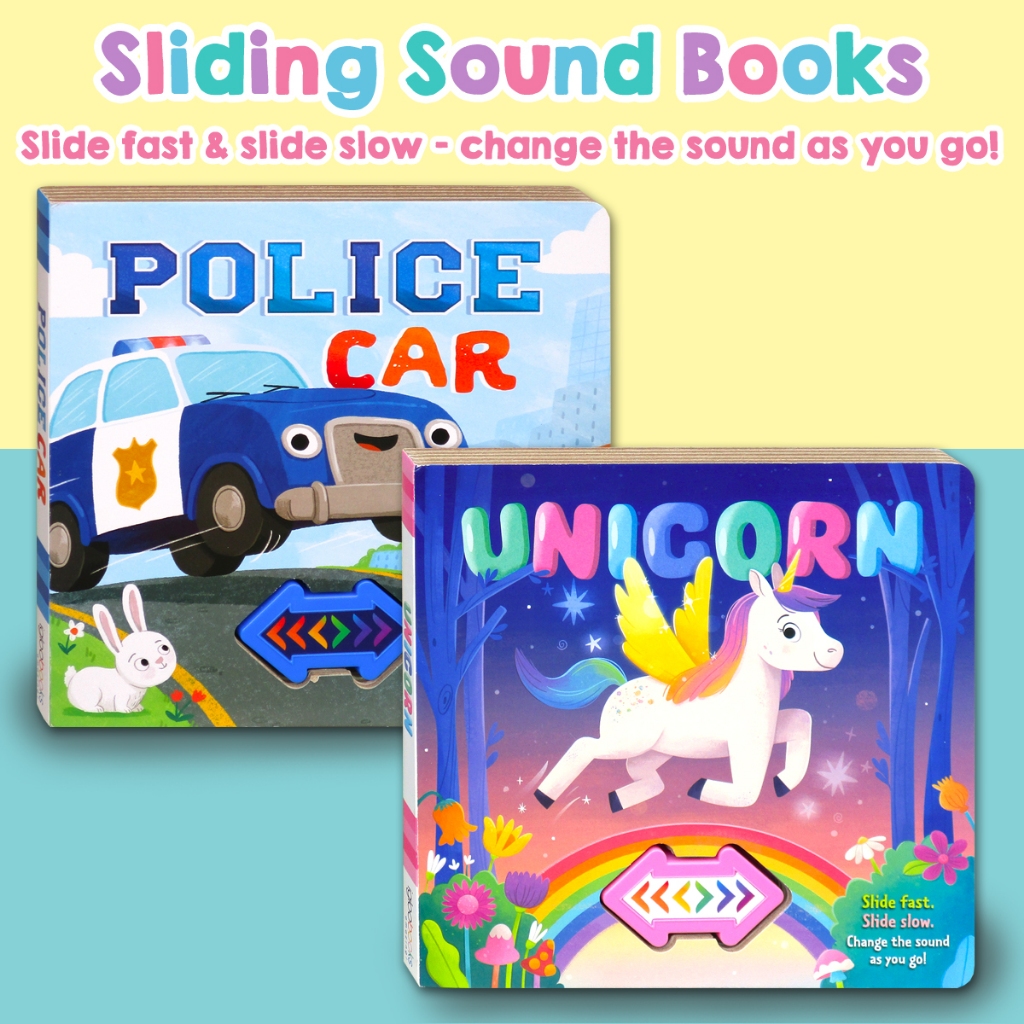 Jual [Igloo Books] Unicorn & Police Car Slide Fast Slide Slow Sound ...