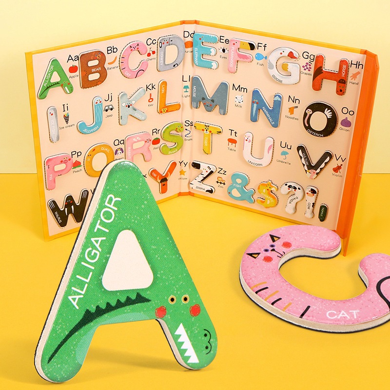Jual Magnetic letter / mainan abc / magnetic alphabet / mainan alphabet ...