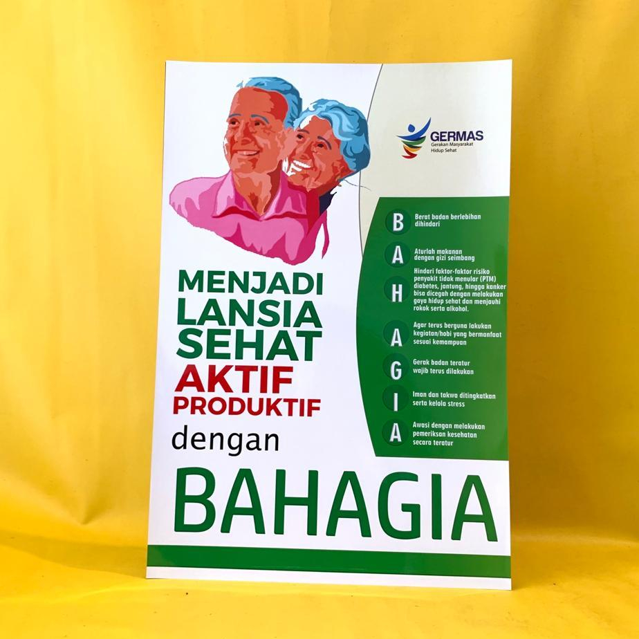 Jual Poster Kesehatan | Poster Menjadi Lansia Sehat Aktif Produktif ...