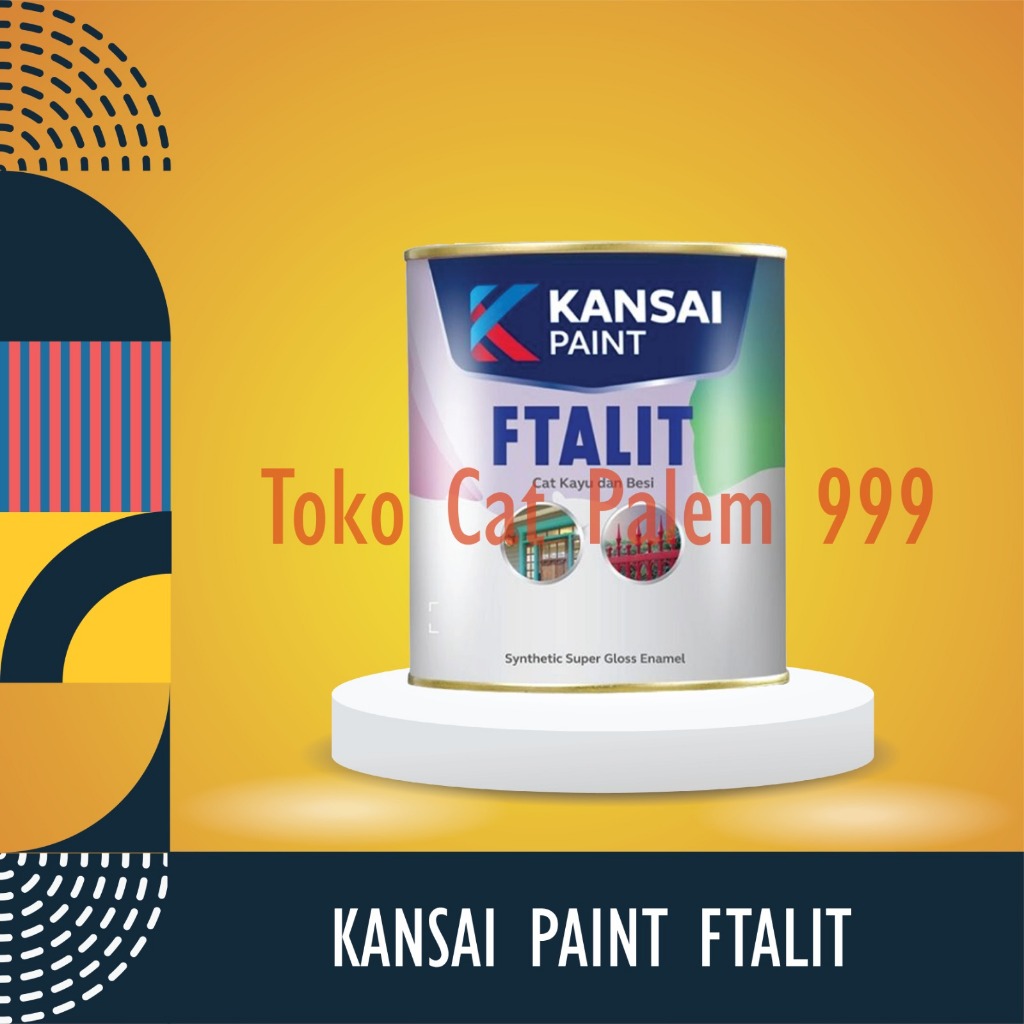 Jual CAT FTALIT 1 KG CAT MINYAK / CAT KAYU BESI WARNA PUTIH DOFF KODE ...