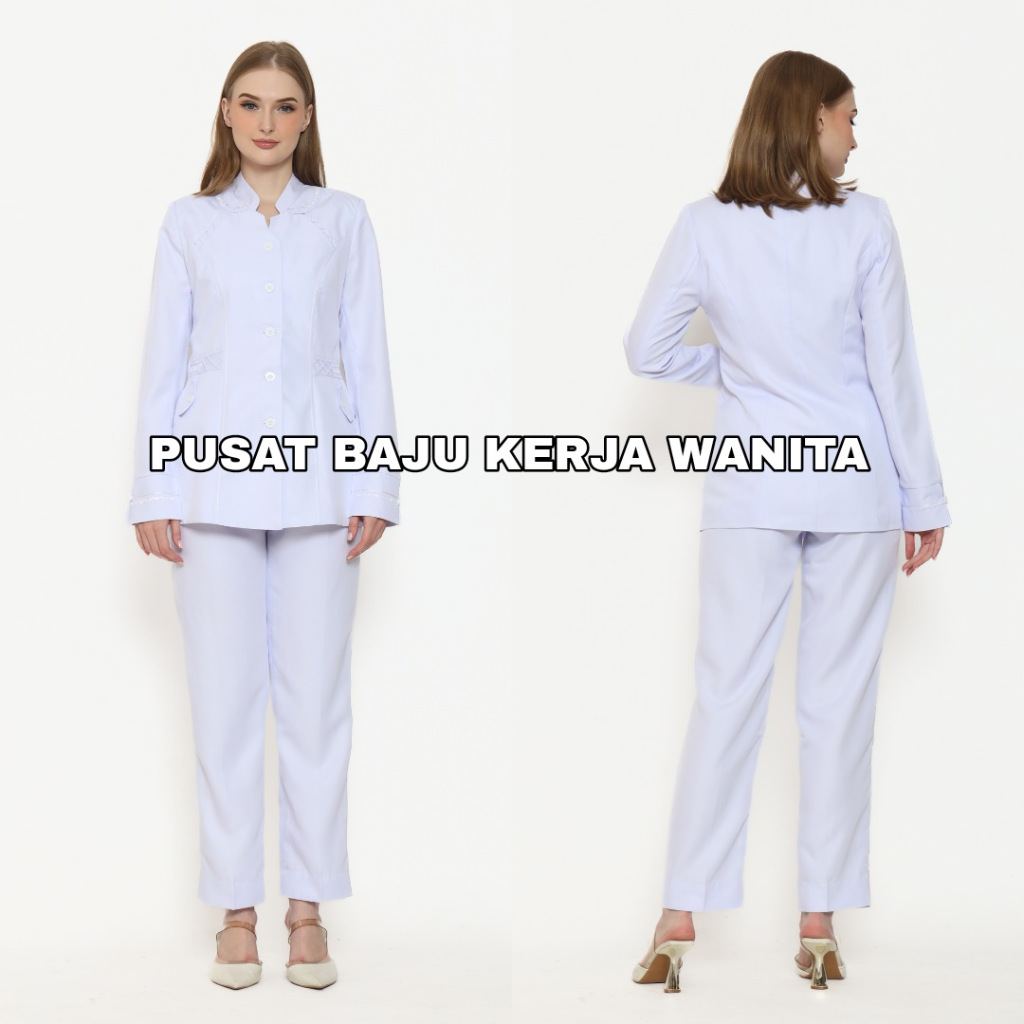 Jual Blazer Wanita / Seragam PNS / Baju PDH PNS Wanita / Baju Dinas ...
