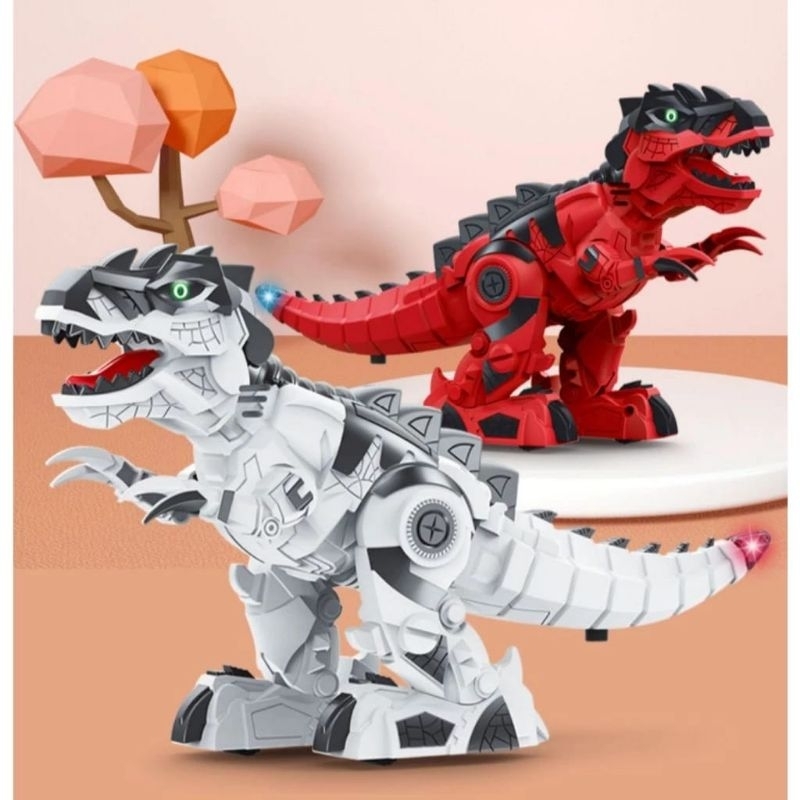 Jual Mainan anak Robot dino berjalan Robot Triceratops | Shopee Indonesia