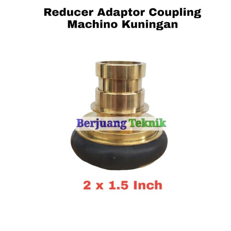 Jual 2 x 1,5 Inch Reducer Adaptor Coupling Machino Pemadam Kuningan ...