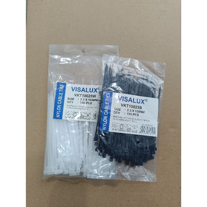 Jual kabel tie visalux ukuran 2,5x100mm | Shopee Indonesia