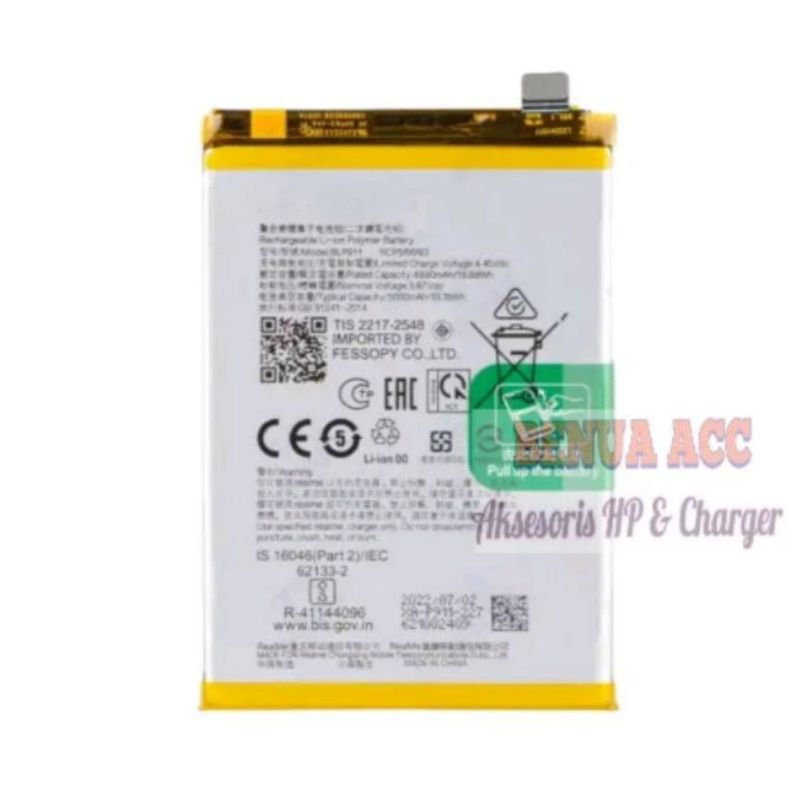 Jual Baterai Realme 9 Pro BLP911 / C55 BLP875 / A57 4G BLP923 /A96 ...