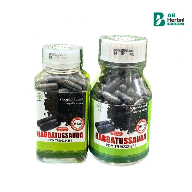 Jual HABBATUSSAUDA HNU NIGELLA SATIVA (ISI 120 KAPSUL/210 KAPSUL ...