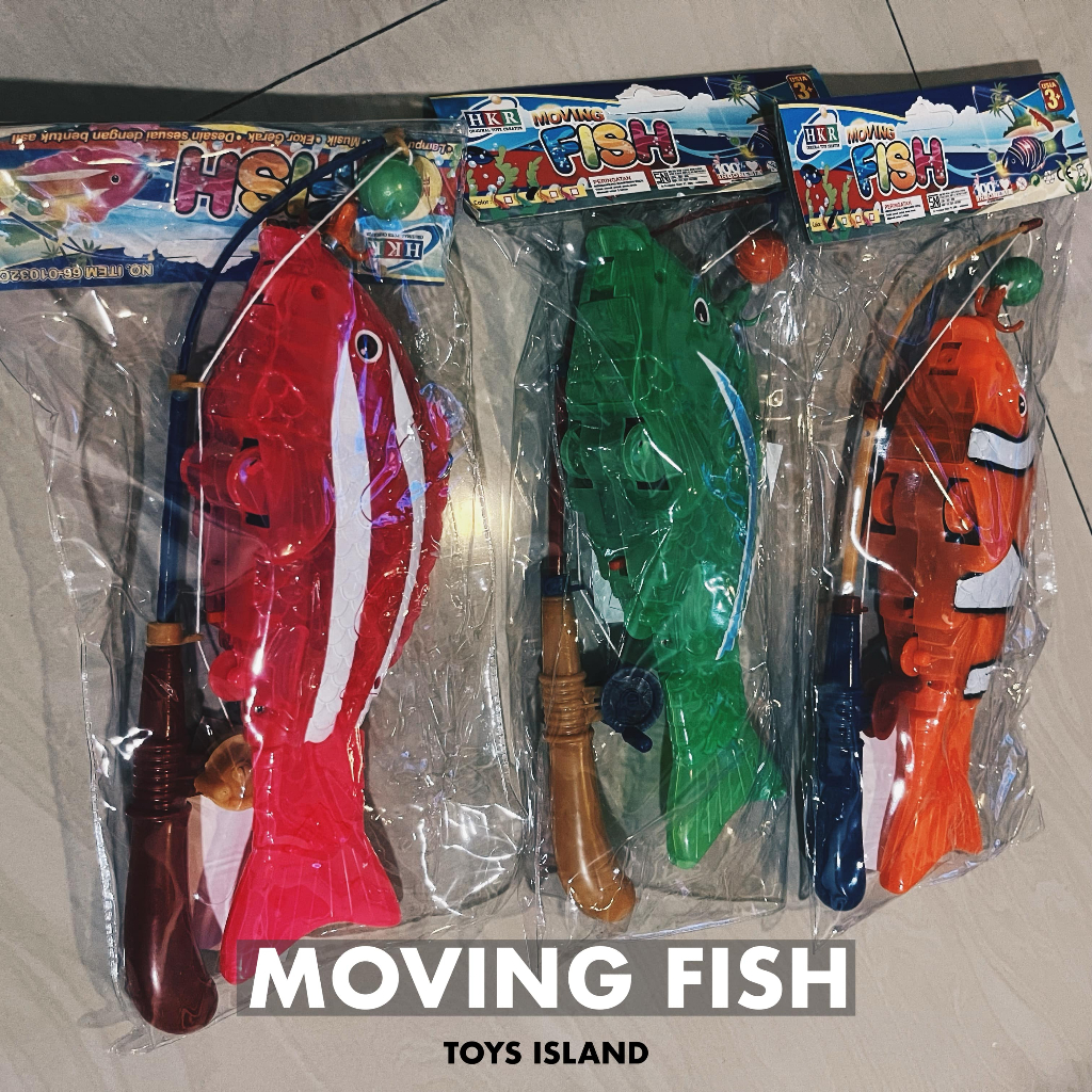 Jual Mainan Pancingan Untuk Anak Pancingan Ikan Moving Fish / Bisa ...