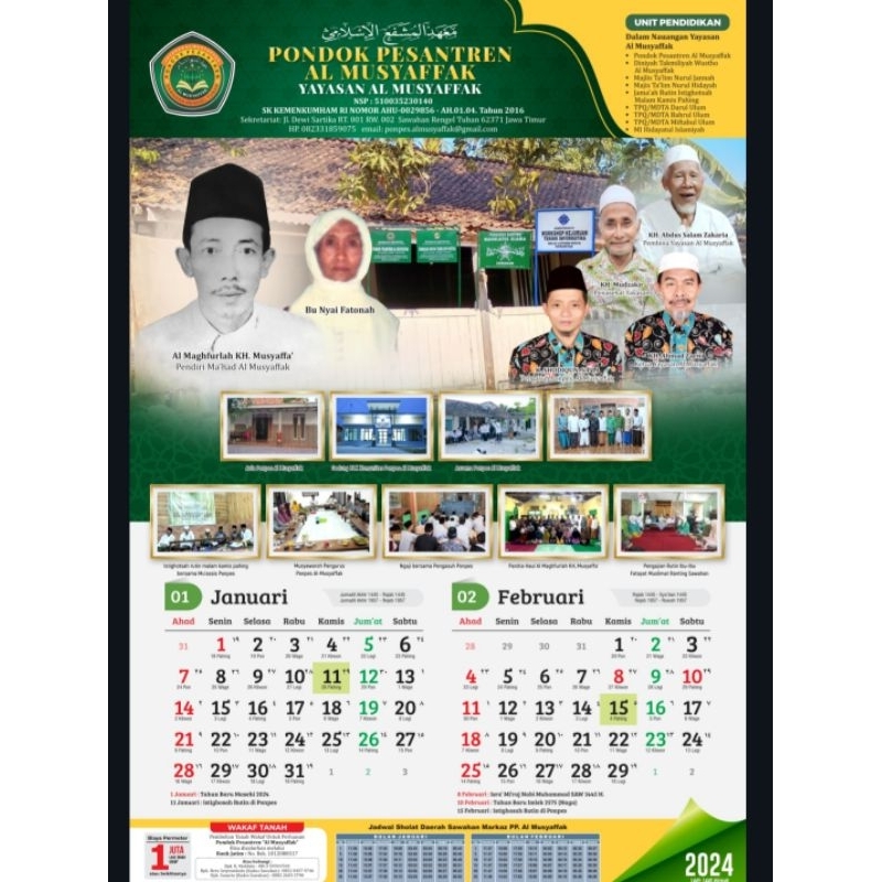 Jual KALENDER 2024 YAYASAN PONDOK PESANTREN | Shopee Indonesia