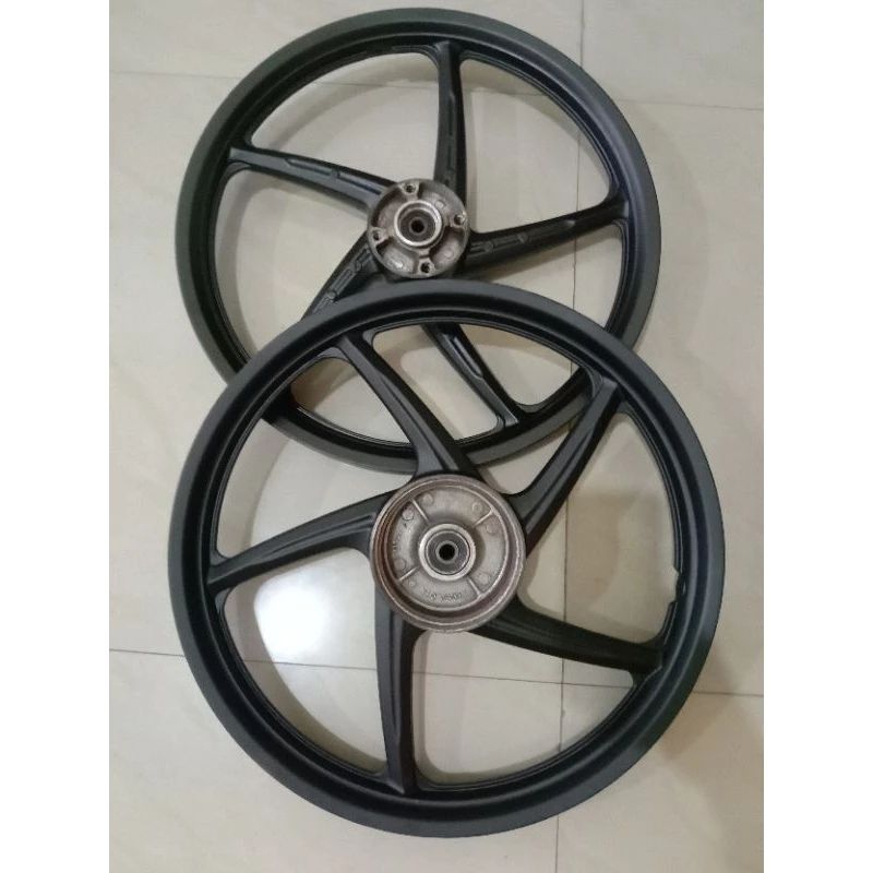 Jual Velg Velek depan belakang Supra X125 Revo absolute tromol original ...