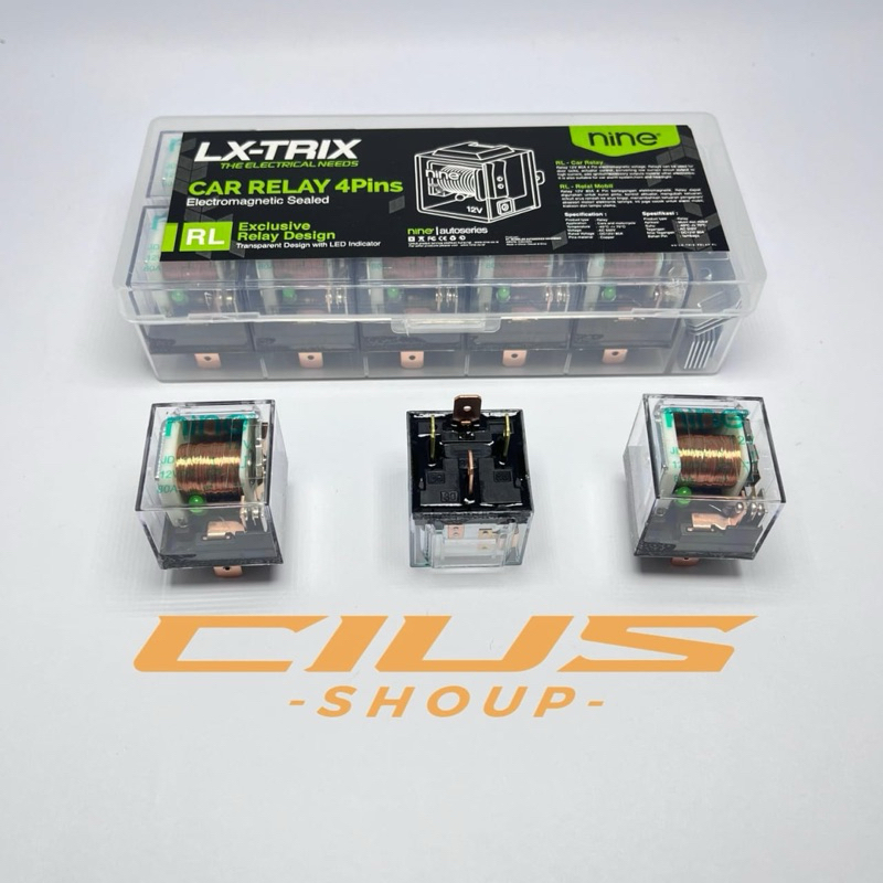 Jual RELEY KLAKSON 4 KAKI MOTOR DAN RELAY MOBIL 12V/24V 80A 4 KAKI ...