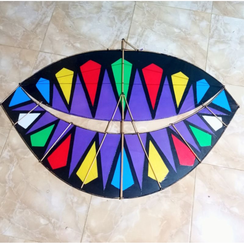 Jual layang layang gapangan pegon ceper motif | Shopee Indonesia