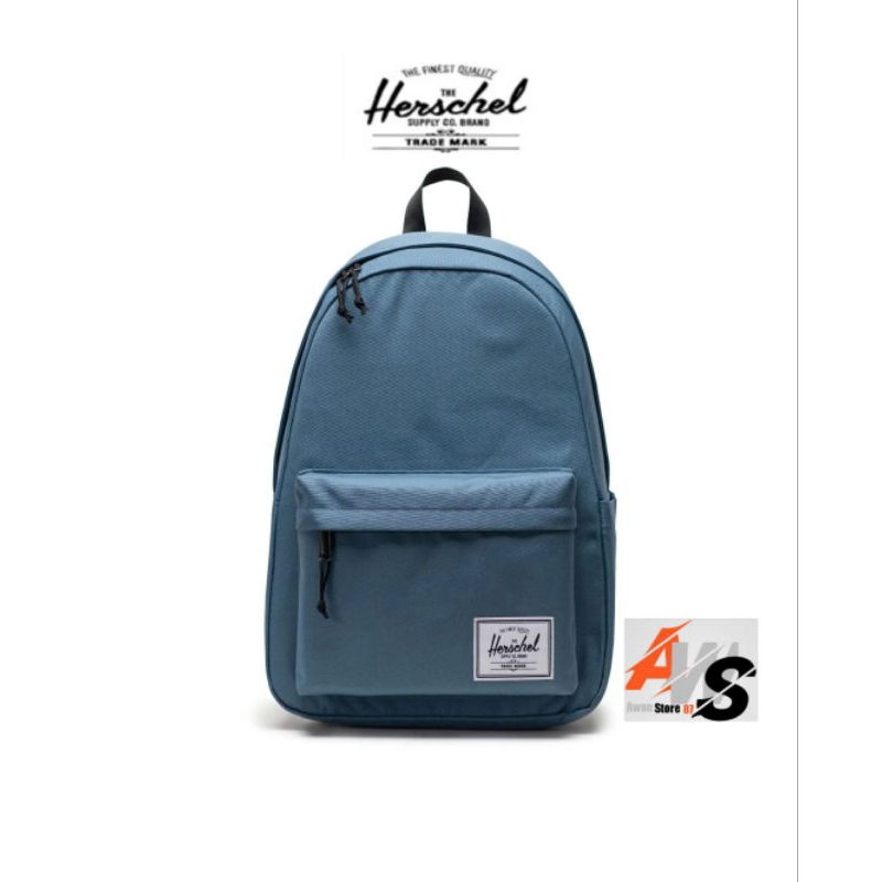 Jual HERSCHEL CLASSIC XL BACKPACK-STEEL BLUE-(26L)-BAG-US | Shopee ...