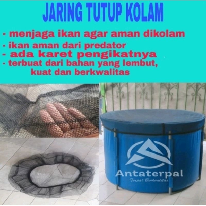 Jual Jaring Kolam Terpal Berbagai ukuran dan Bentuk | Shopee Indonesia