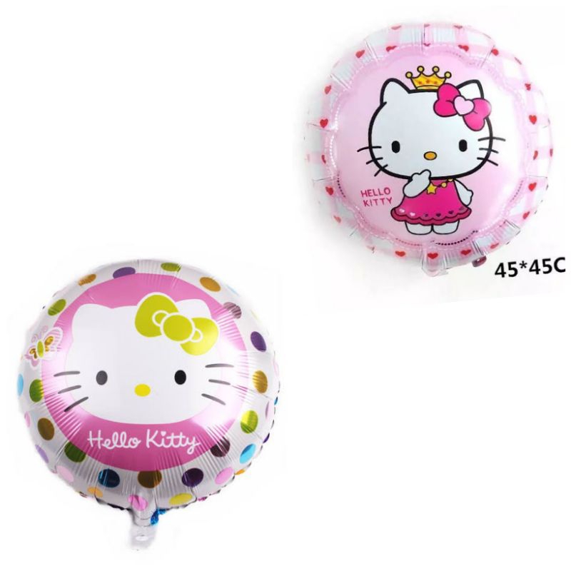 Jual Balon foil bulat hello kitty | balon foil hello kitty bulat ...