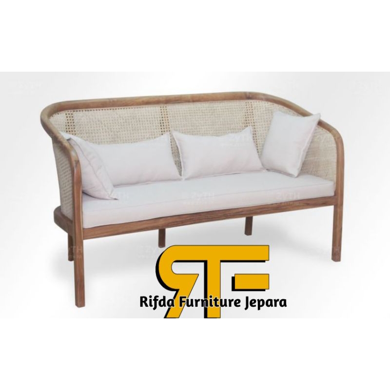 Jual Bangku Jati Rotan Minimalis ( Bangku Outdoor, bale bale rotan ...