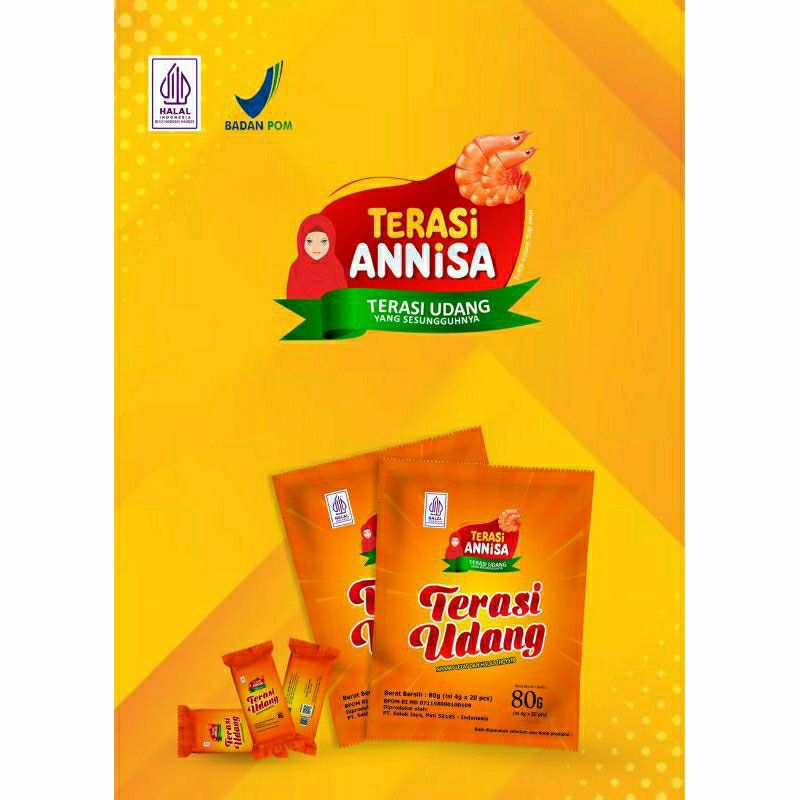 Jual Terasi pack isi 20 pcs/ Terasi Annisa/ Terasi Halawa/ Terasi non ...