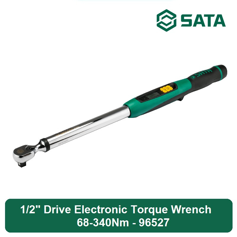 Jual SATA Tools 1/2" Drive Electronic Torque Wrench 68-340Nm | Shopee Indonesia