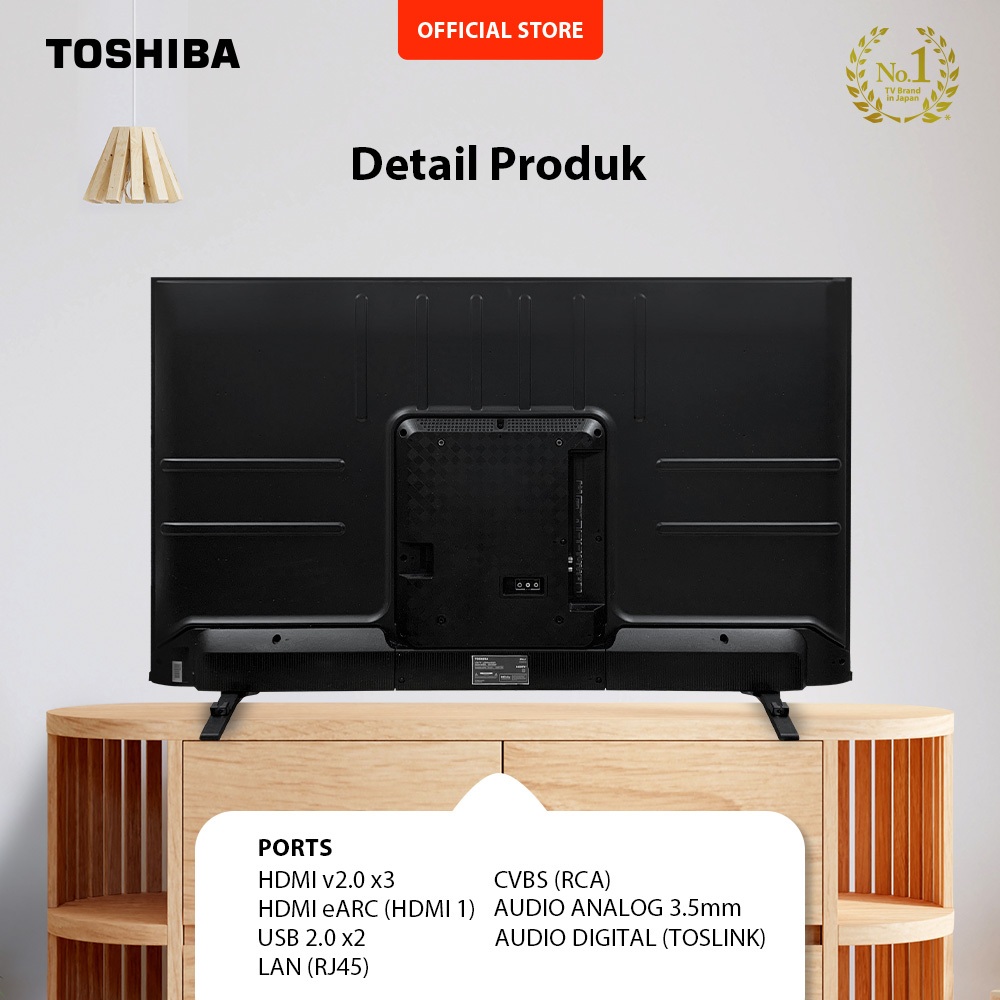 Jual Toshiba TV 65" 4K UHD Smart TV - Dolby Vision Atmos MEMC VRR ALLM Netflix Disney+ Youtube ...