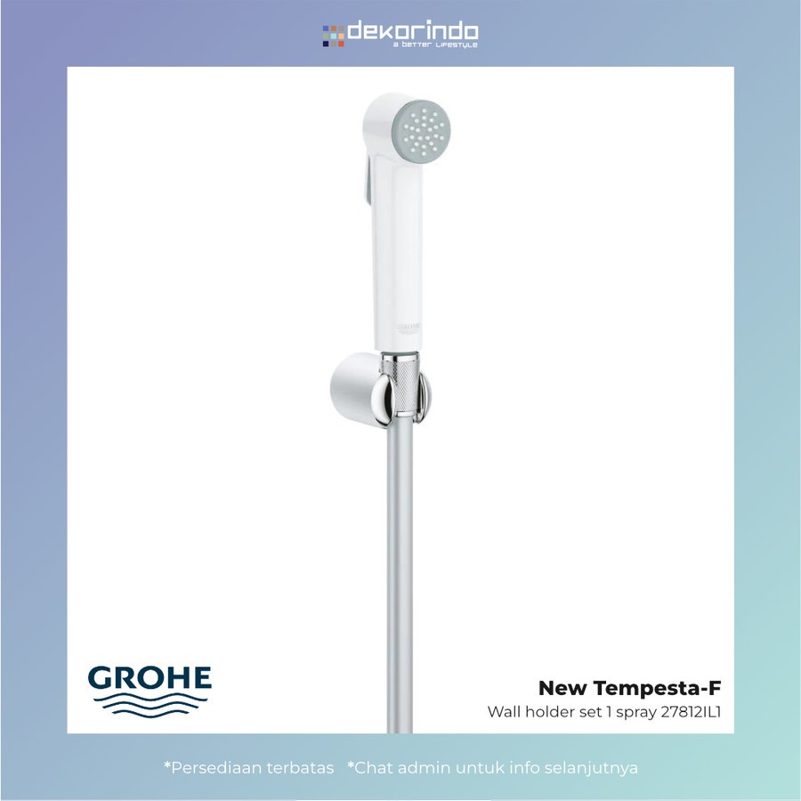 Jual GROHE - TEMPESTA - F TRIGGER SPRAY 30 WALL HOLDER SET 1 SPRAY - 27812IL1 | Shopee Indonesia