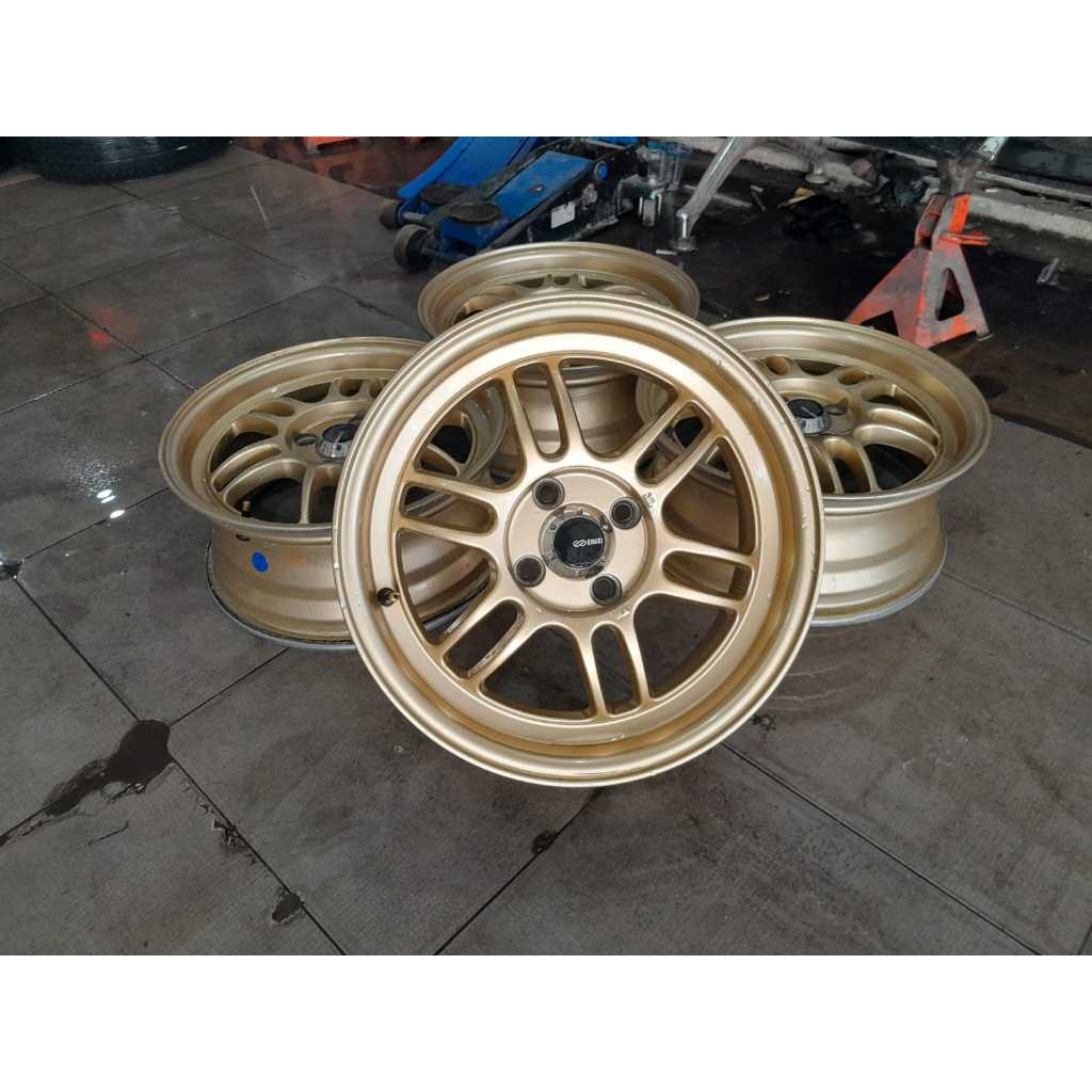 Jual velg mobil rpf01 bekas ring 15 pcd 4x100 et38 lebar 6,5 rata | Shopee Indonesia