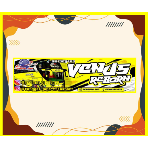 Jual Stiker Bus / Bis Basuri Venus Reborn | Shopee Indonesia