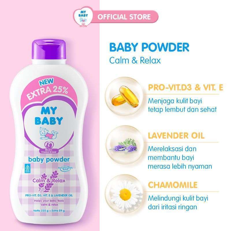 Jual My Baby Powder Calm & Relax | Shopee Indonesia