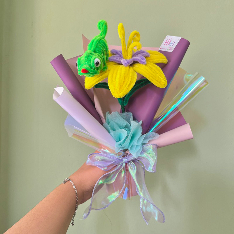 Jual Tangled Pipe Cleaner Bouquet | Custom Bouquet | Pipe Cleaner ...